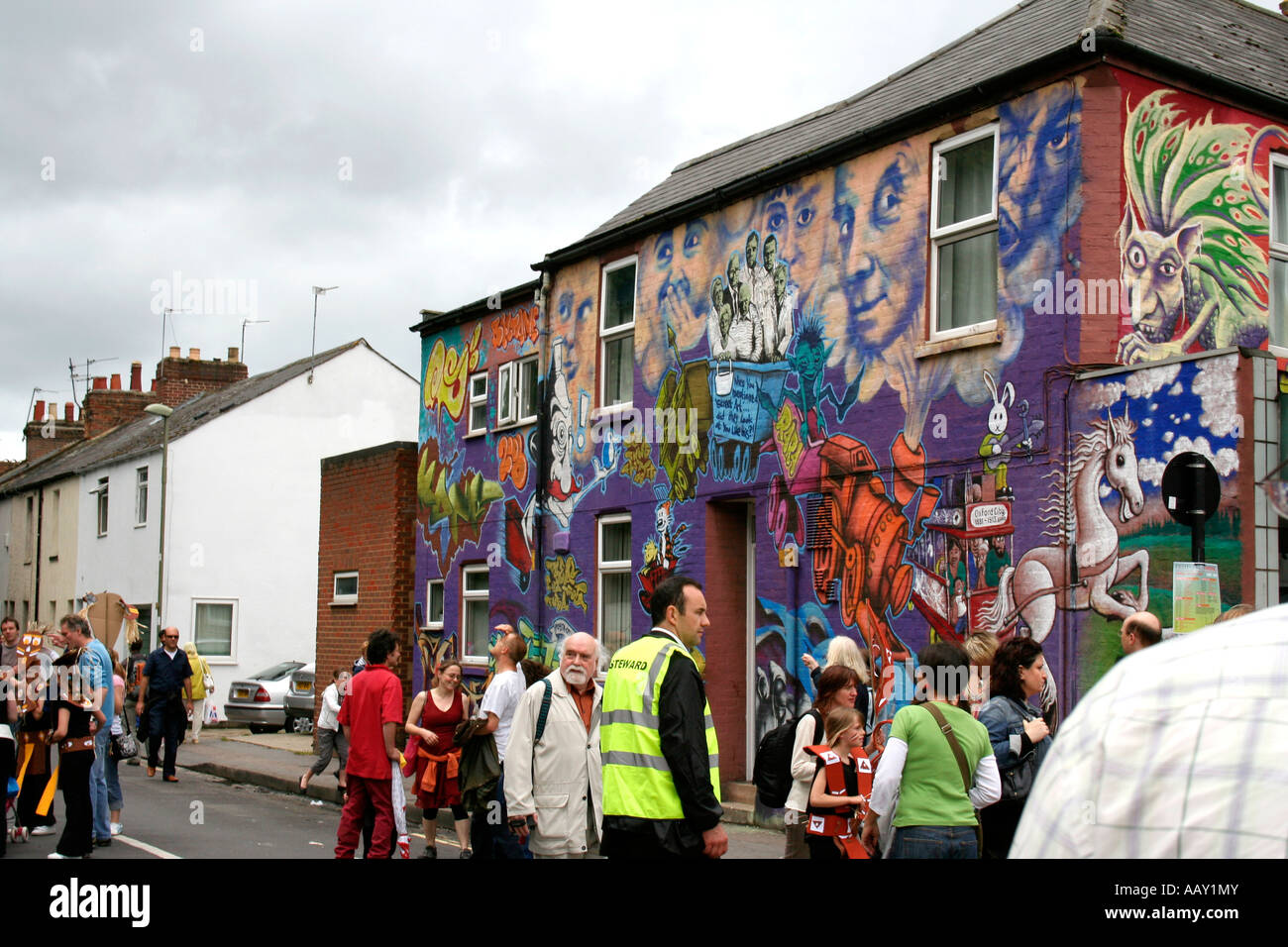 Cowley Road carnival, Oxford, England. Celebrating cultural diversity ...