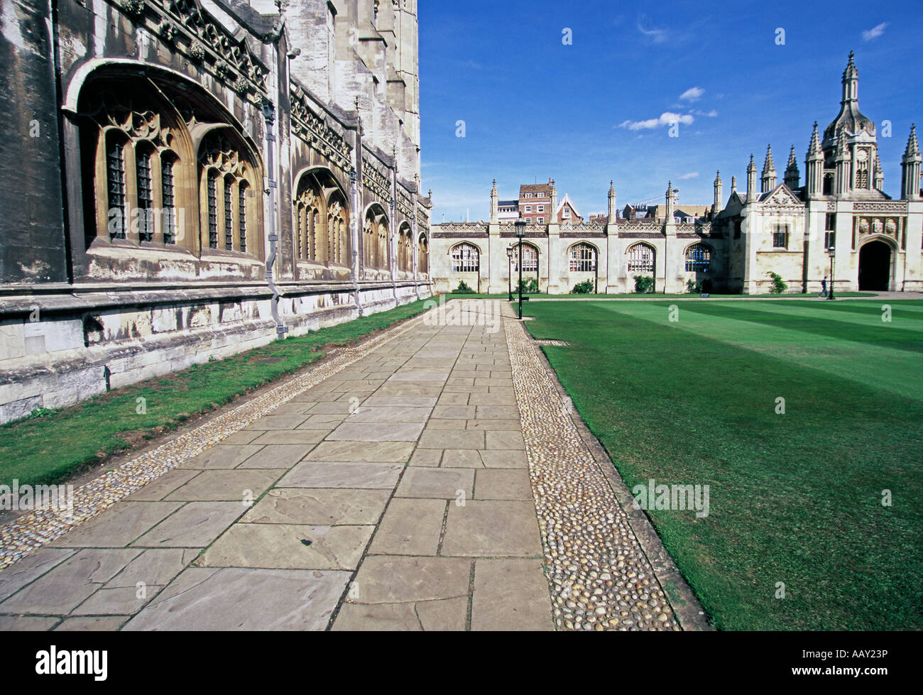 Cambridge kings college chapel and grounds Stock Photo - Alamy