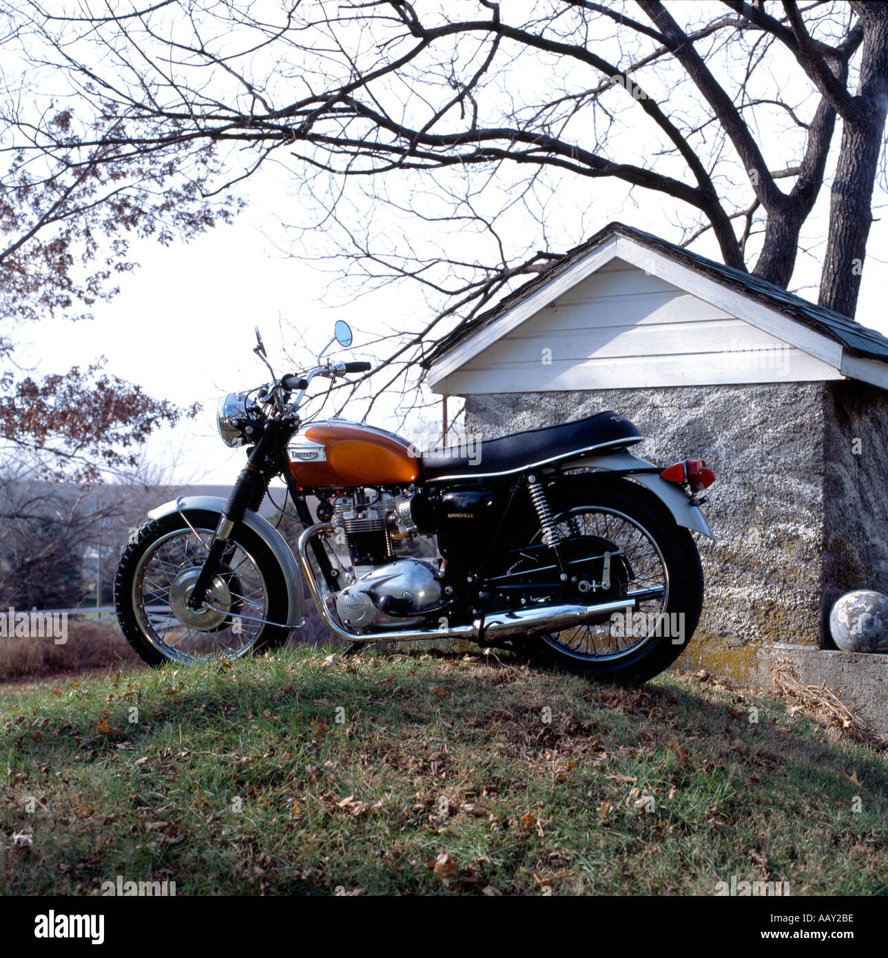 1969 Triumph Motorcycle Stock Photo - Alamy