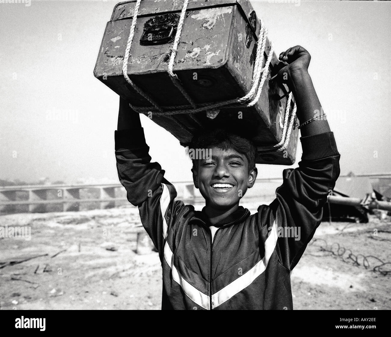 After a long night trip on an open topped lorry over the dusty Indian ...