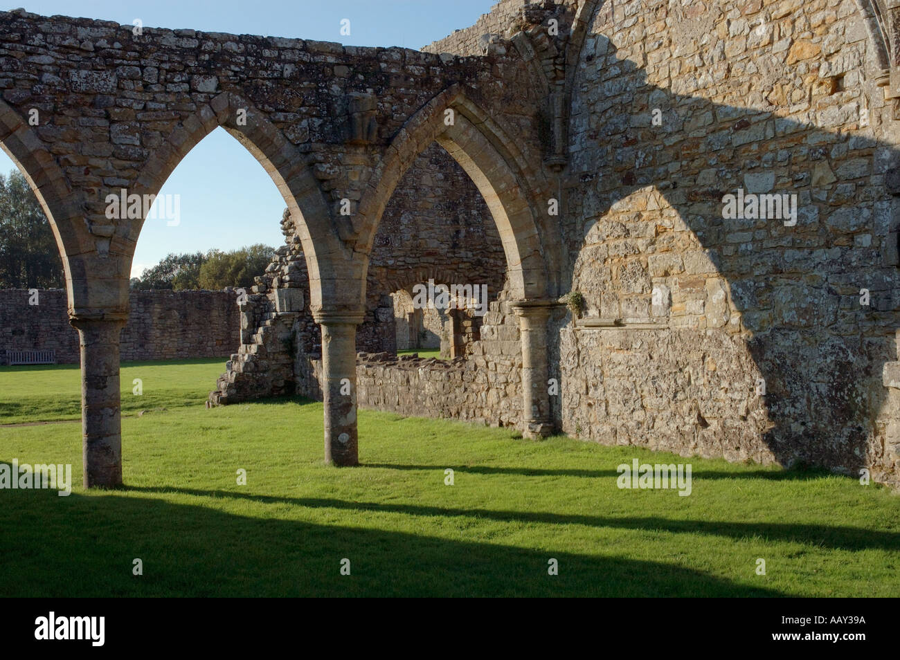 Ruins of Bayham Abbey in Kent England Stock Photo - Alamy
