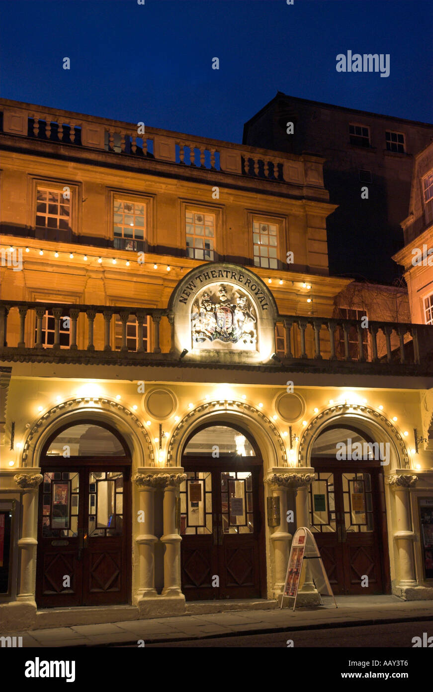 europe uk england bath spa Theatre Royal Stock Photo - Alamy