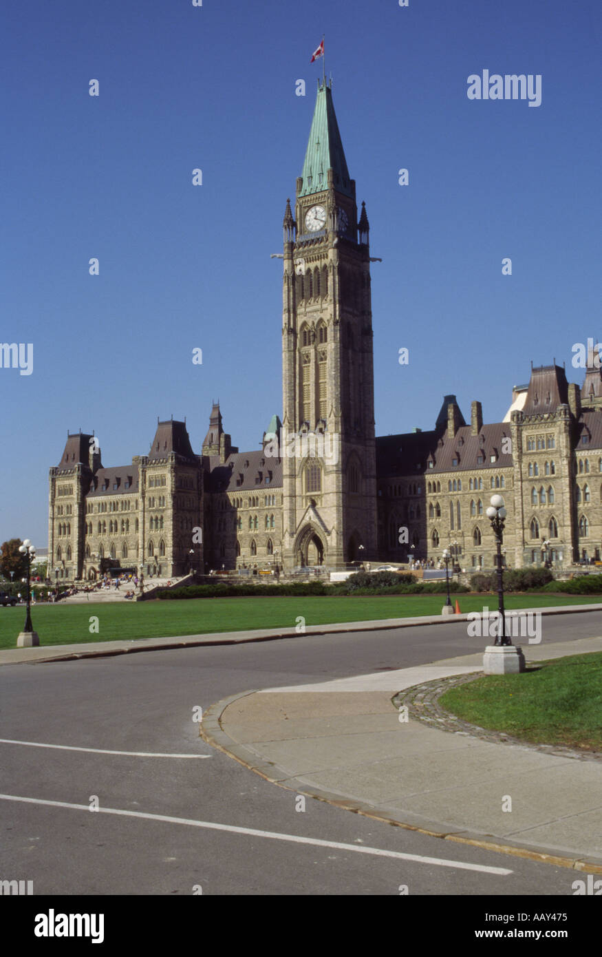 Wide view of the Parliament building Ottawa Canada Stock Photo - Alamy