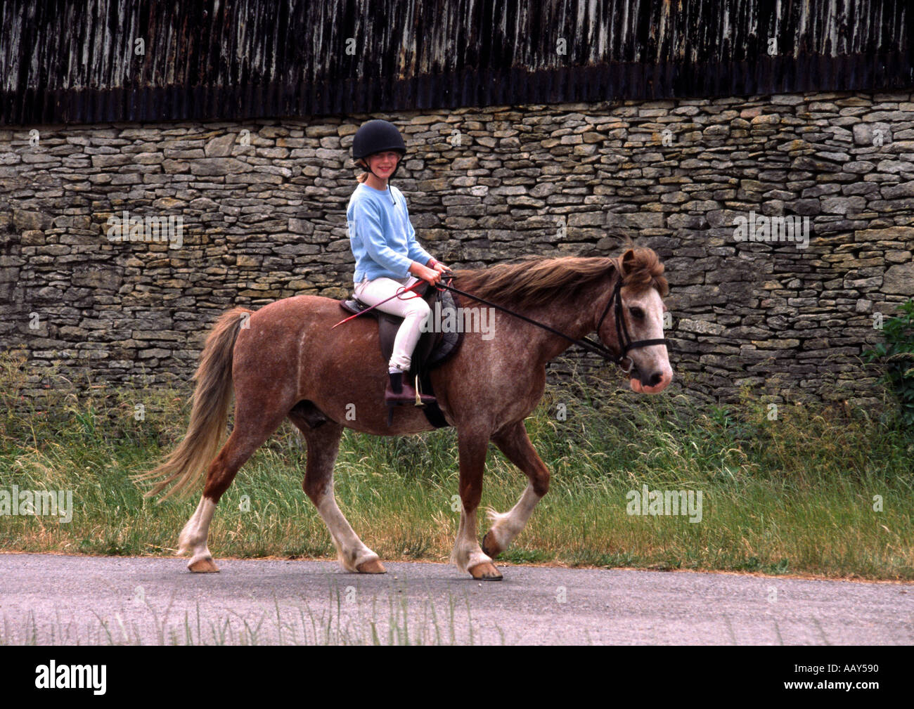 Pony riding school hi-res stock photography and images - Alamy
