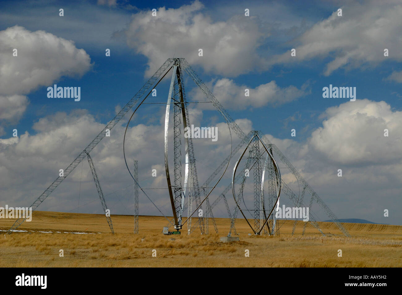 Wind farms - harnessing the wind Stock Photo - Alamy