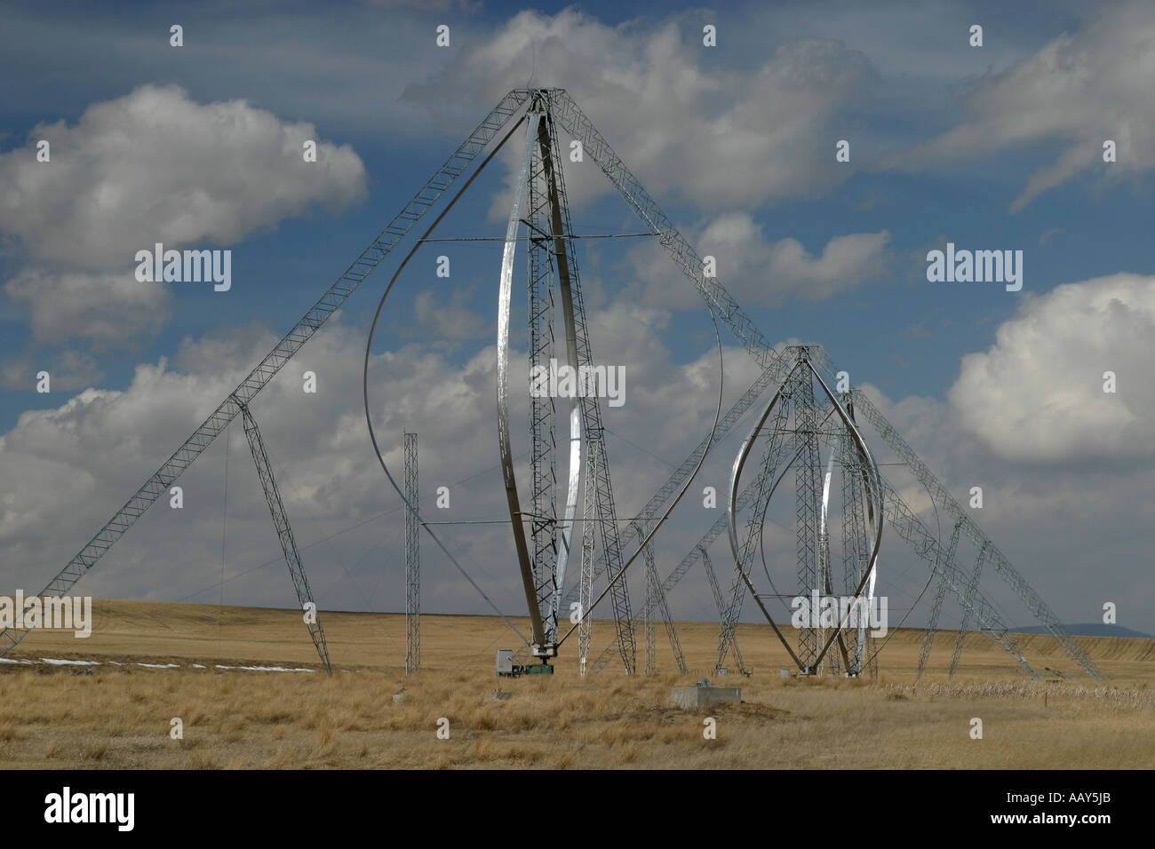 Wind farms - harnessing the wind Stock Photo - Alamy