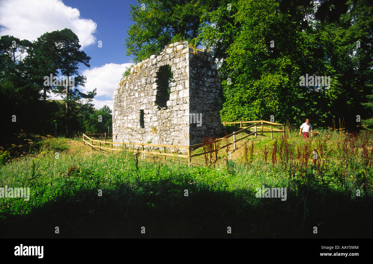 Scottish castle Langholm Castle the remains of a pele tower Langholm ...
