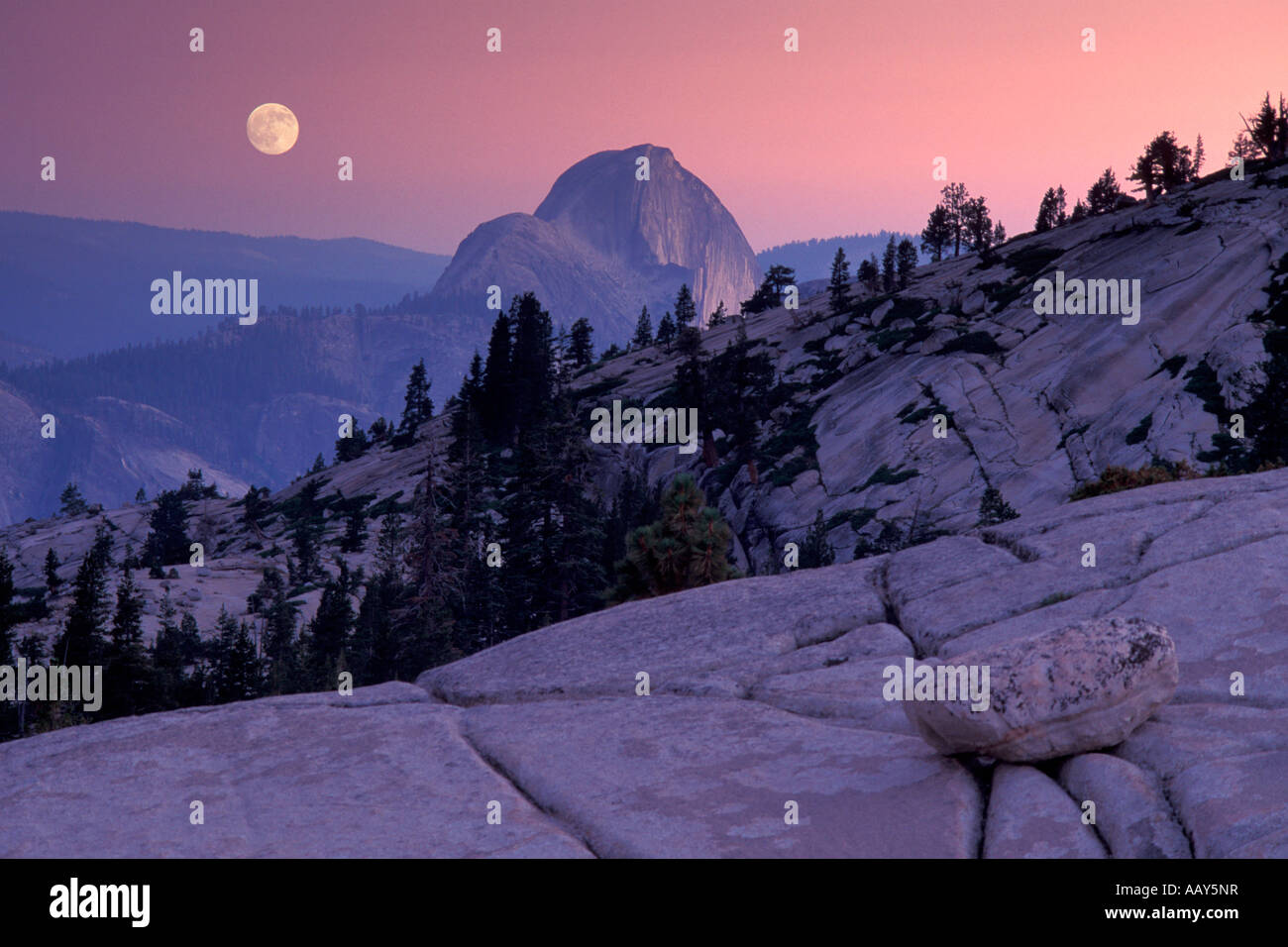 Ansel adams moon and half dome hi-res stock photography and images - Alamy