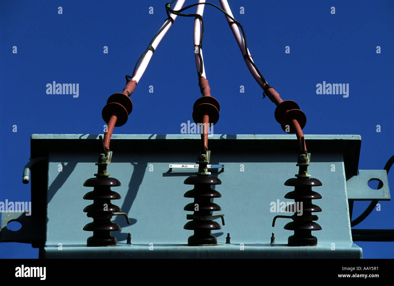 Three phase pole mounted transformer hi-res stock photography and ...
