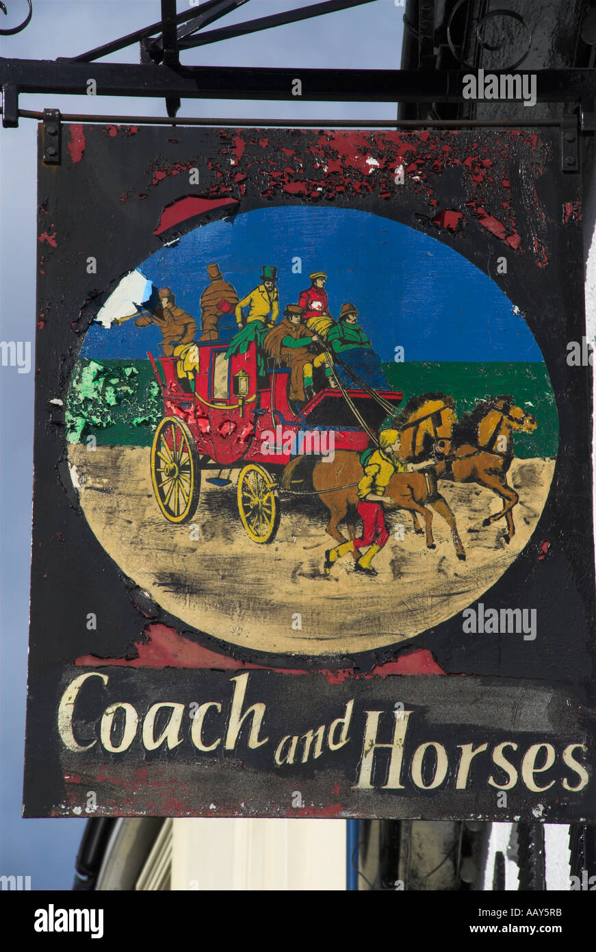 Coach and horses pub sign hi-res stock photography and images - Alamy