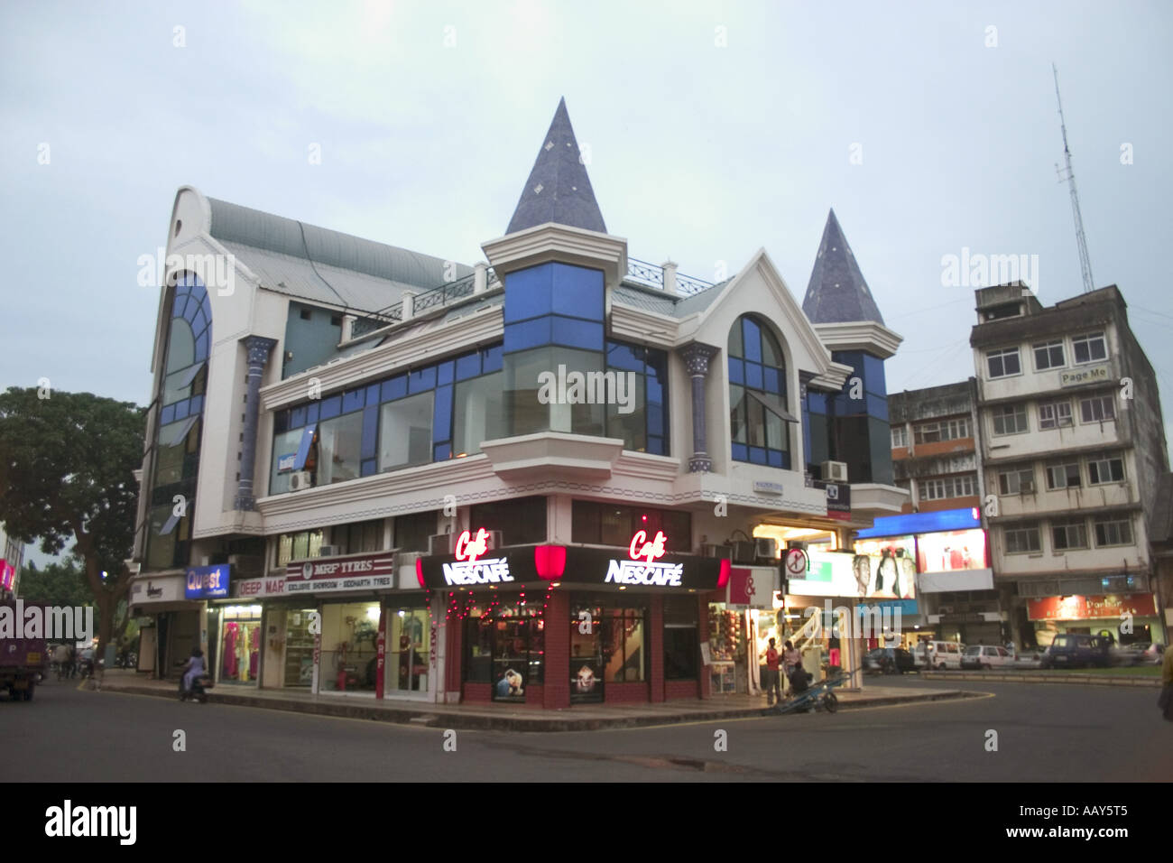 Street scene panjim goa hi-res stock photography and images - Alamy