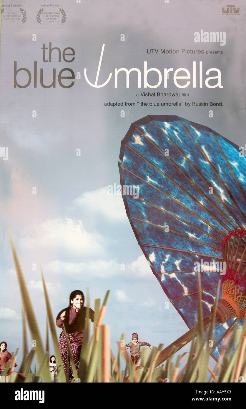 THE BLUE UMBRELLA film poster Stock Photo - Alamy