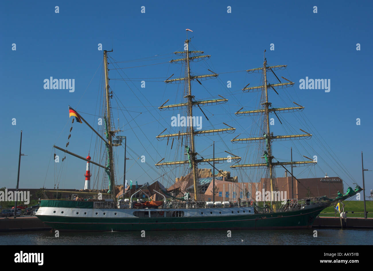 Germany Bremen Bremerhaven historic docks Stock Photo - Alamy