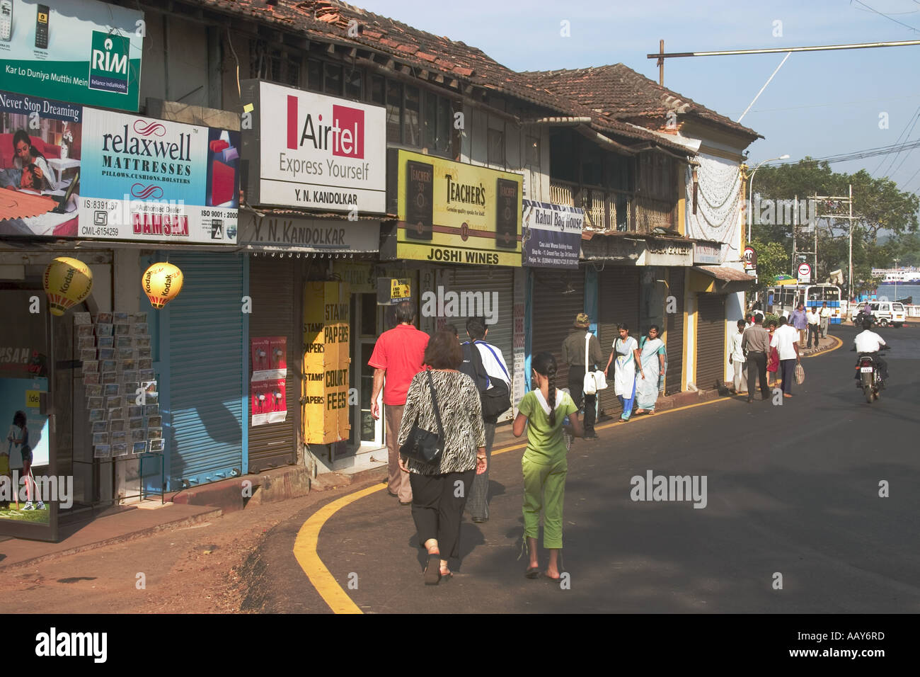 India goa panaji panjim market hi-res stock photography and images - Alamy