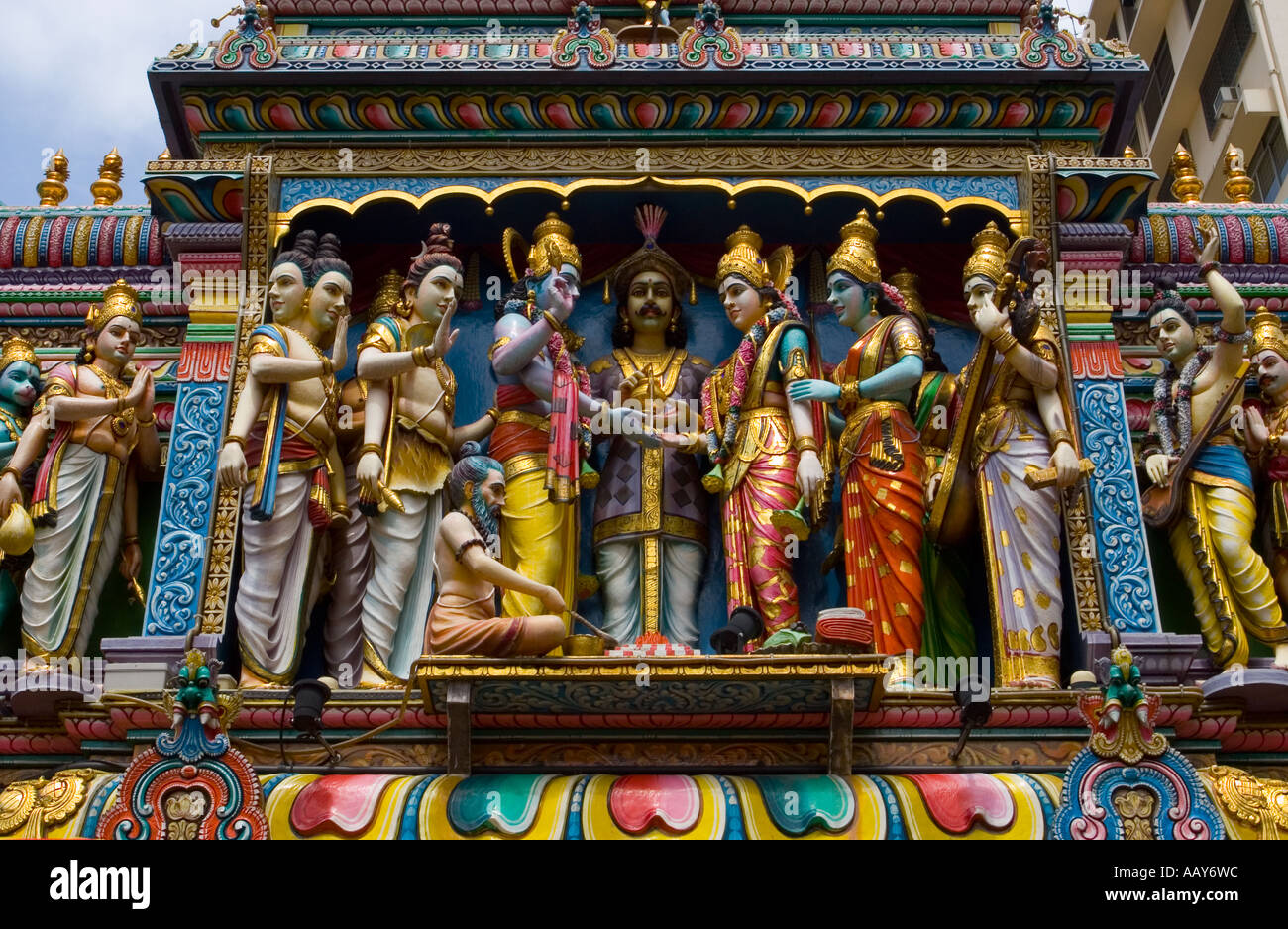 Sri Krishan Temple Singapore Stock Photo - Alamy