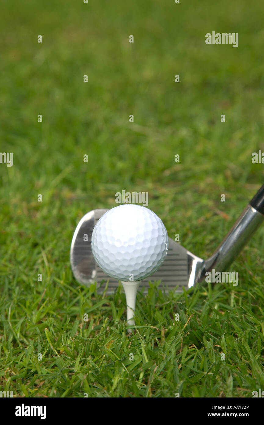 Wooden golf club ball hi-res stock photography and images - Alamy