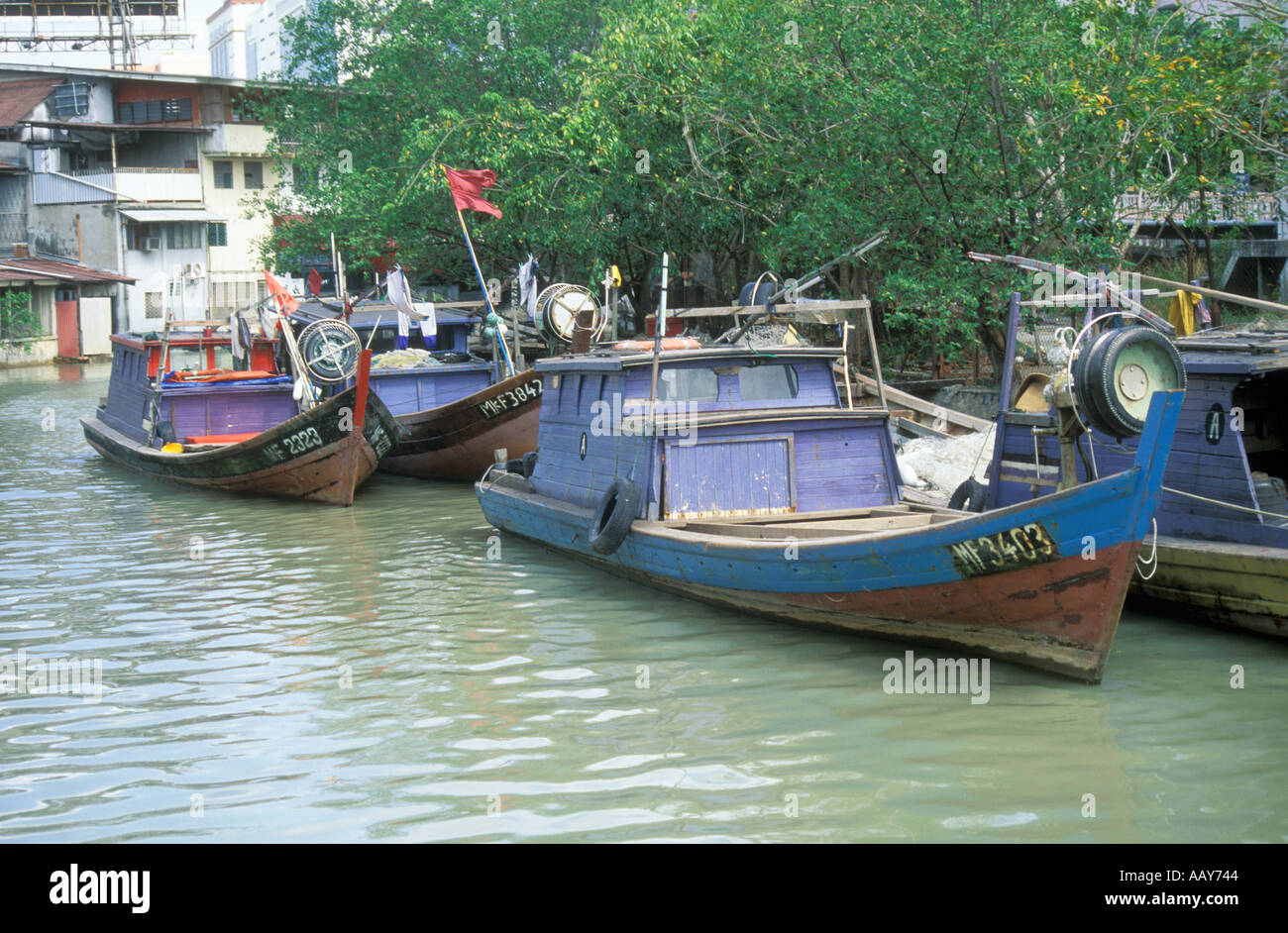 Melaka fishing boats hi-res stock photography and images - Alamy