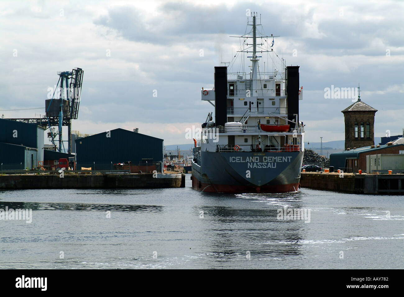 Port of Leith Scotland Stock Photo - Alamy