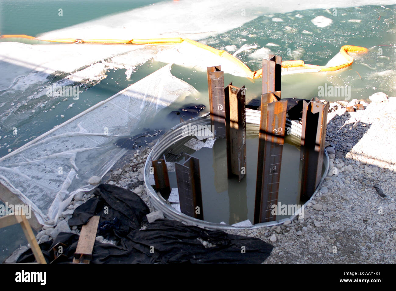 Construction of a reservoir hi-res stock photography and images - Alamy
