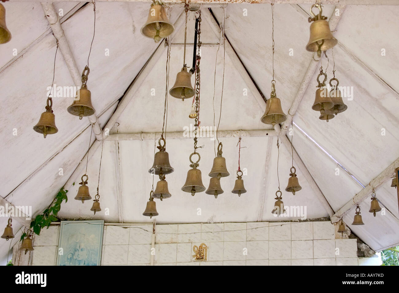 RSC78679 Temple bells religion Hindu Pune India Stock Photo - Alamy