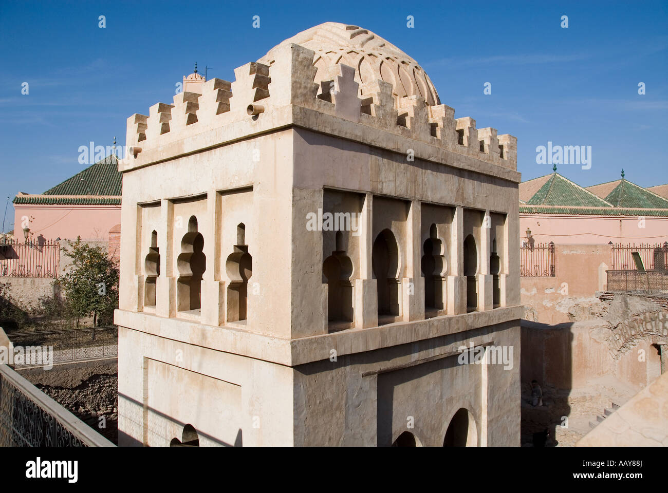 22 01 07 Marrakech Morocco Koubba El Babiyin Photo Simon Grosset Stock ...