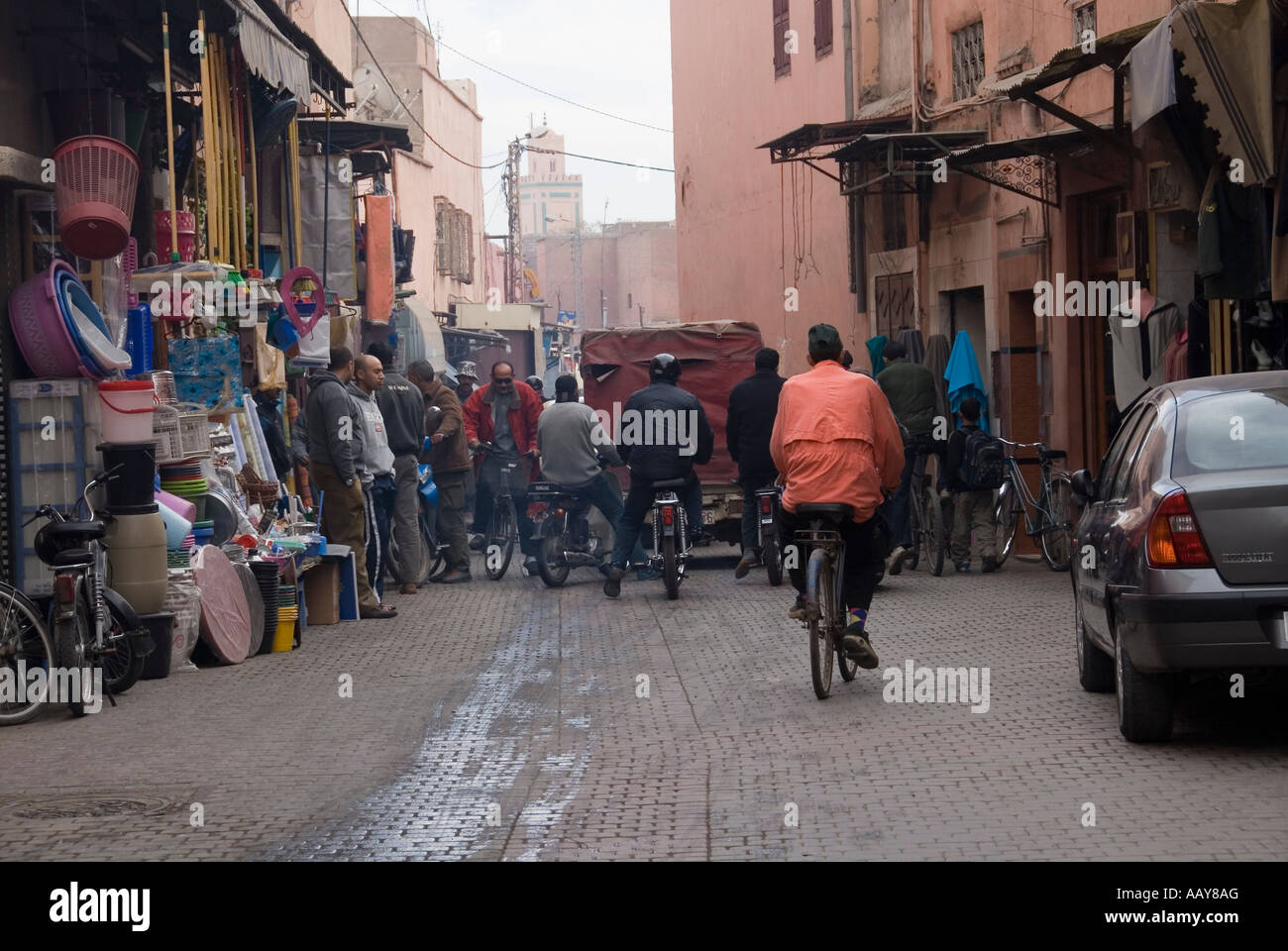 22 01 07 Marrakech Morocco Street scene in the medina Photo Simon ...