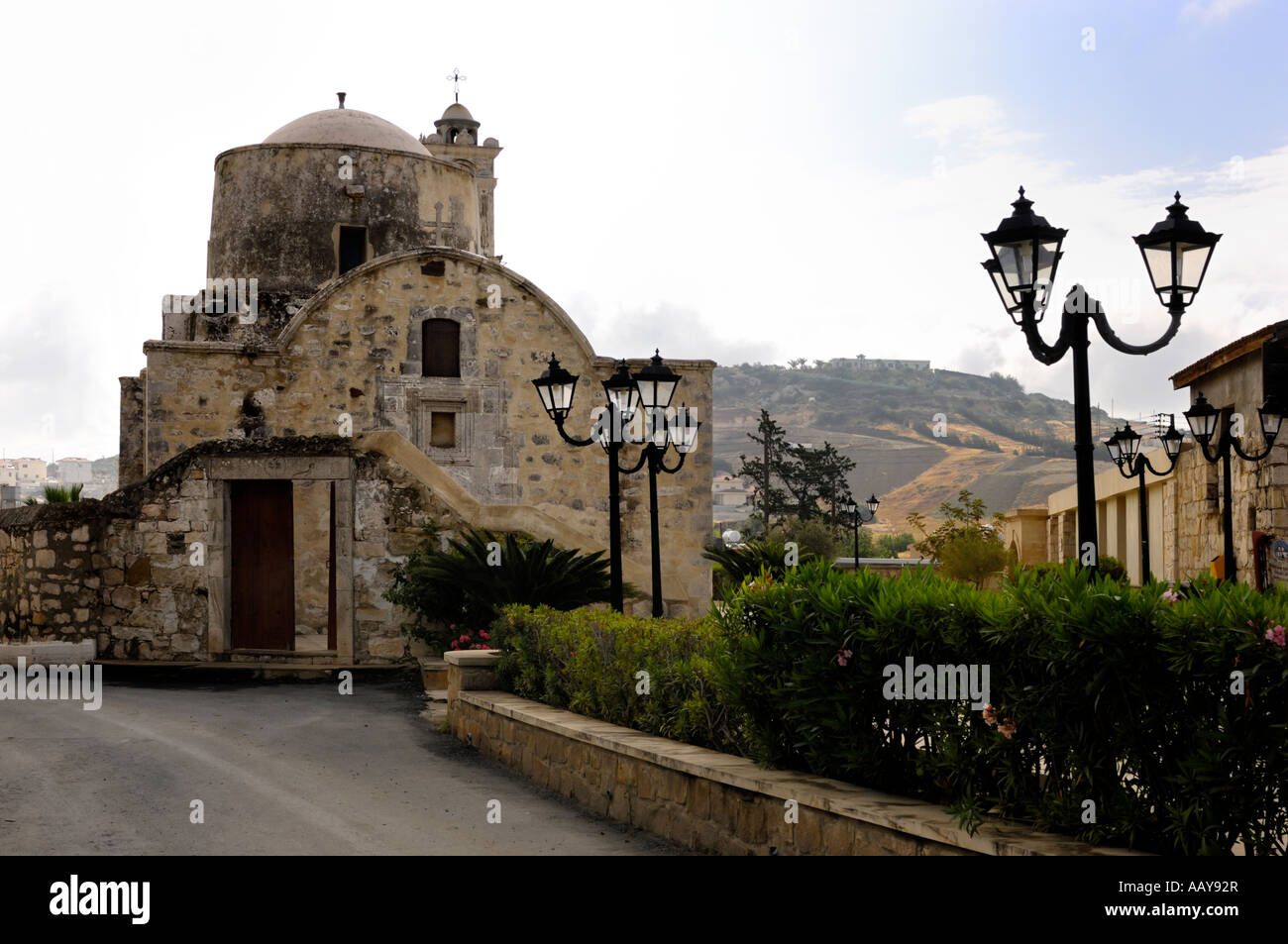 Timios Stavros church in Parekklisia village Stock Photo - Alamy