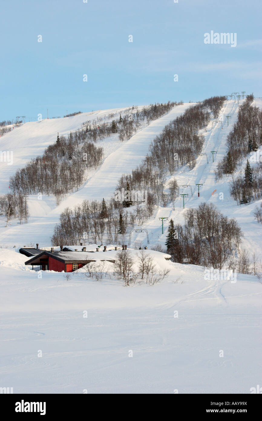 Storlien skislopes in Sweden Stock Photo - Alamy