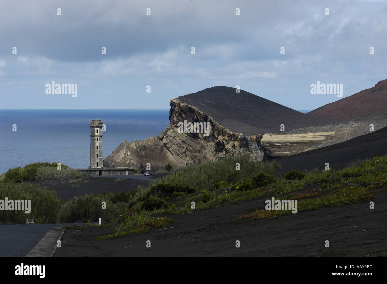 Faial Island volcano the Capelinho a massive volcano with intense ...