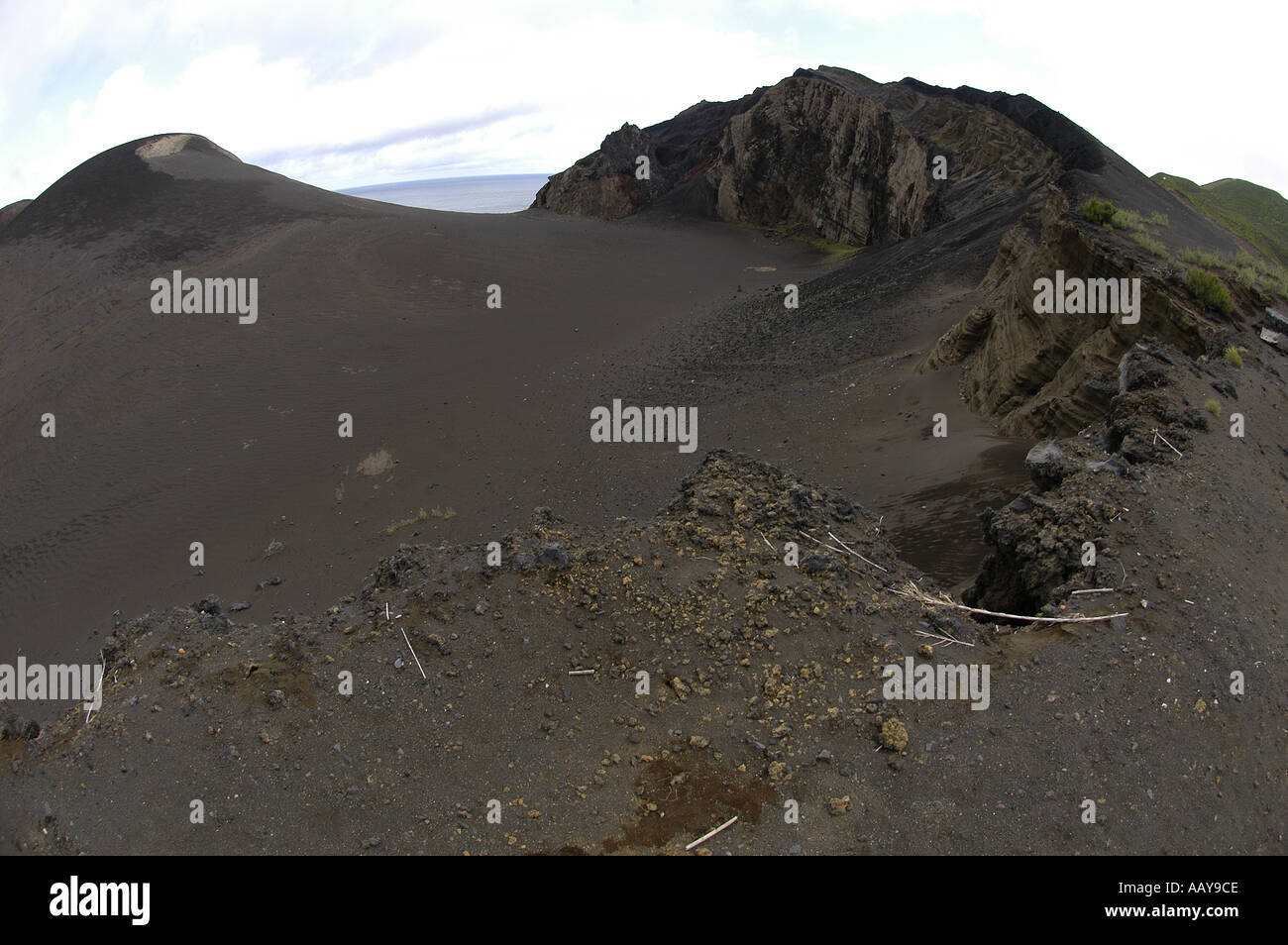 Faial Island volcano the Capelinho a massive volcano with intense ...