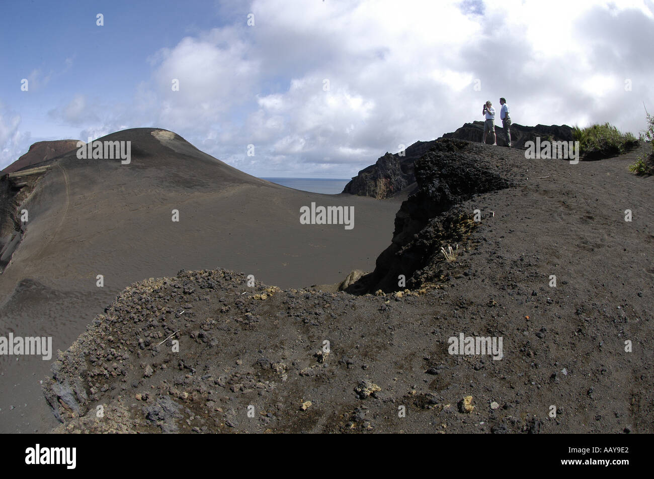 Faial Island volcano the Capelinho a massive volcano with intense ...