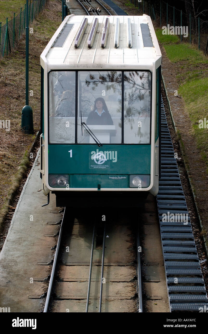 Funicular railway petrin prague czech hi-res stock photography and ...