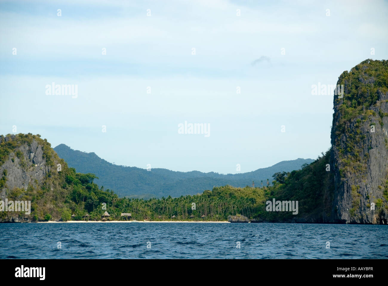 19 04 07 El Nido Palawan Philippines View of Lagen resort from ...