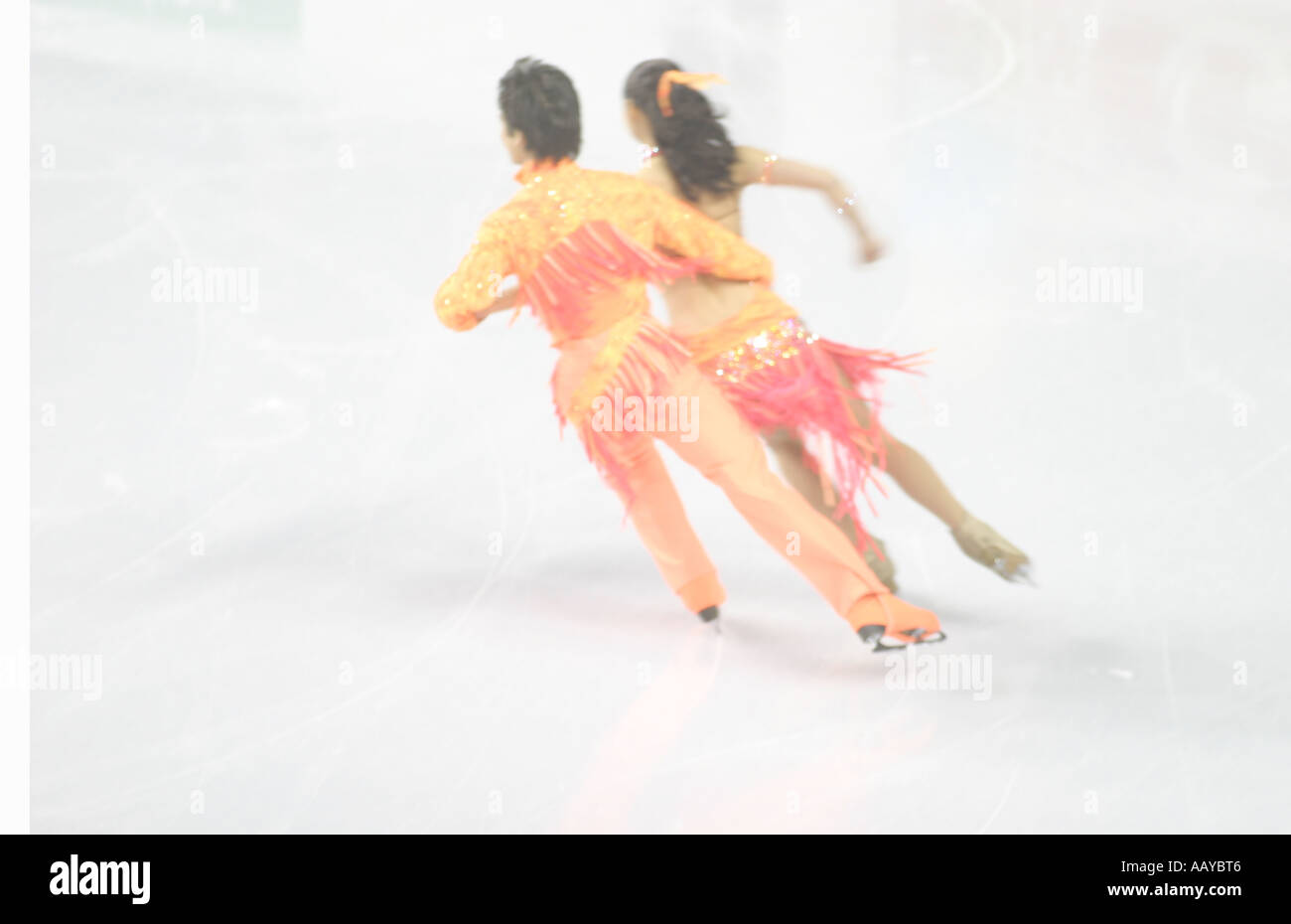 Figure skating pairs dancing Stock Photo - Alamy