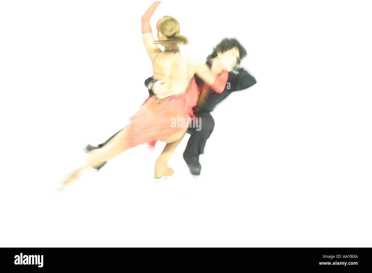 Figure skating pairs dancing Stock Photo - Alamy