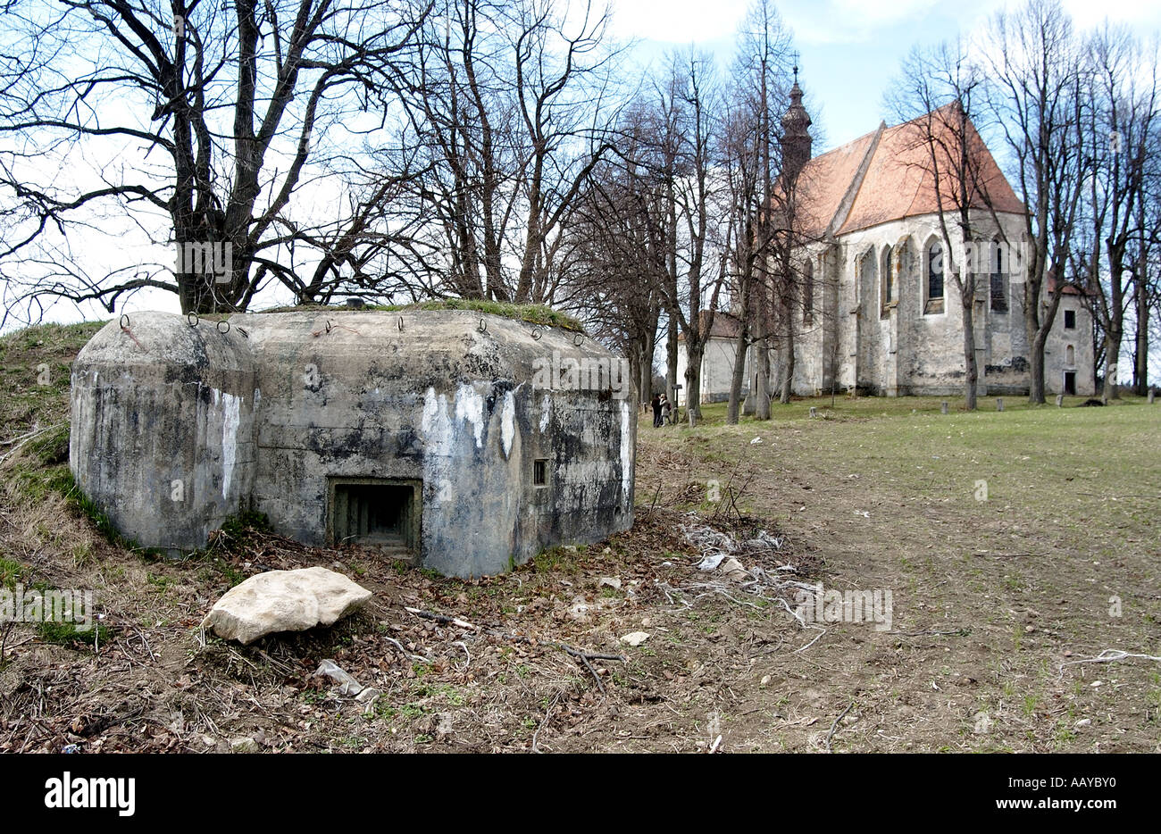 Slavonice bunker hi-res stock photography and images - Alamy