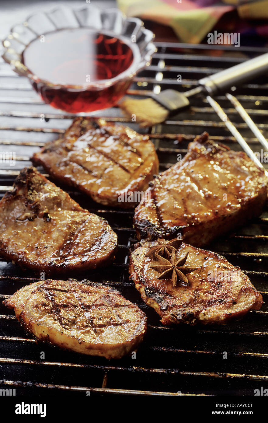 Traditional Czech Grilled Pork Stock Photo - Alamy