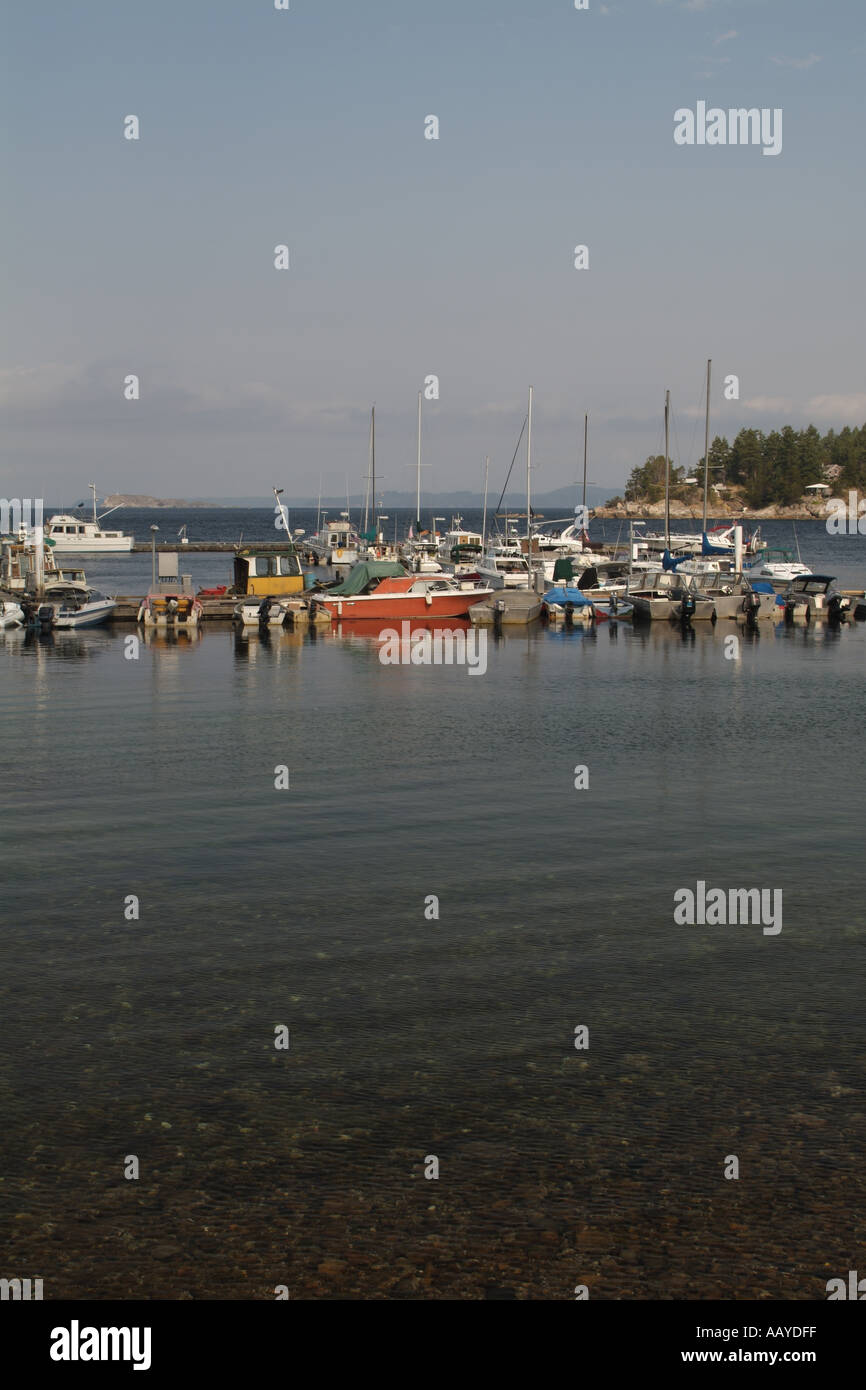 Lund Harbour and marina Lund Upper Sunshine Coast British Columbia ...