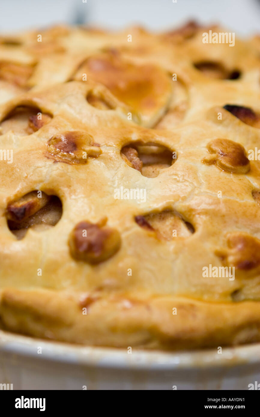 golden apple pie Stock Photo - Alamy