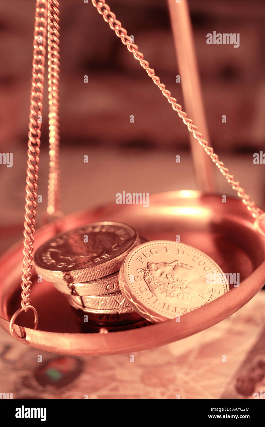Coin scales hi-res stock photography and images - Alamy