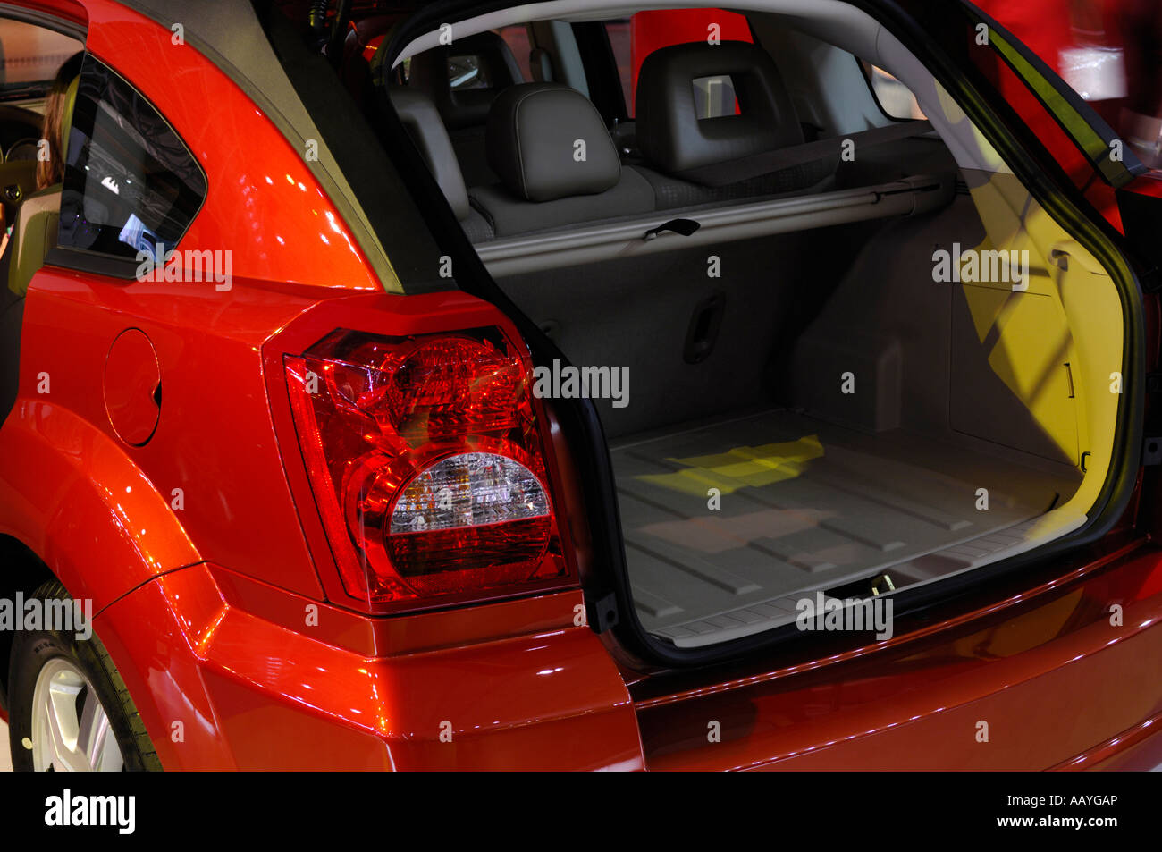 Car open trunk boot Stock Photo - Alamy