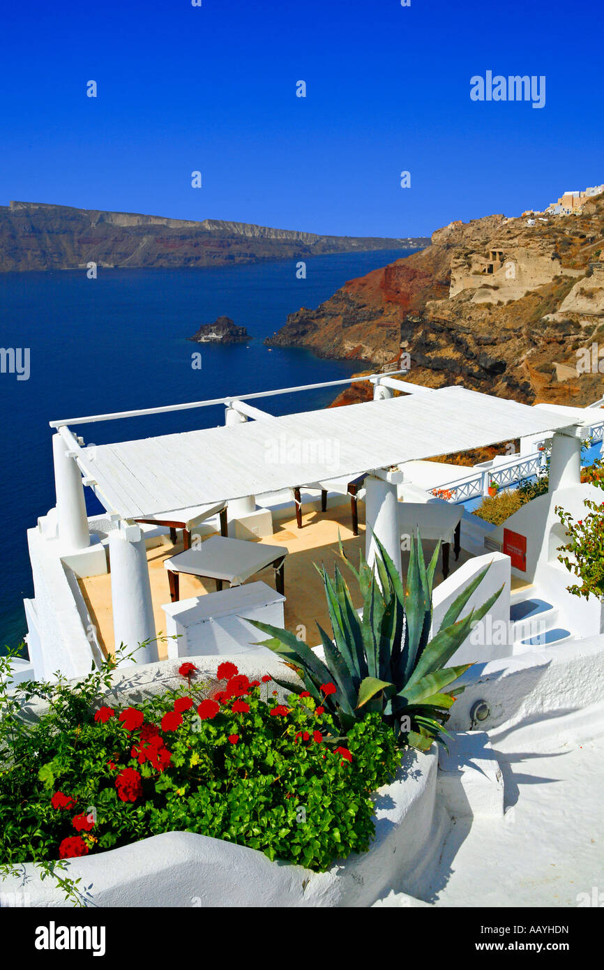 Santorini Cyclades islands Stock Photo - Alamy