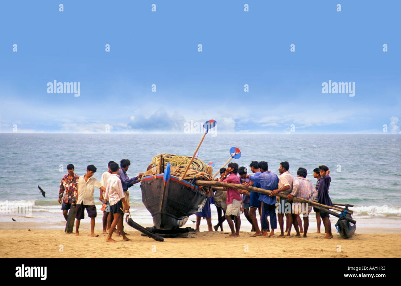 Hauling in the boat hi-res stock photography and images - Alamy