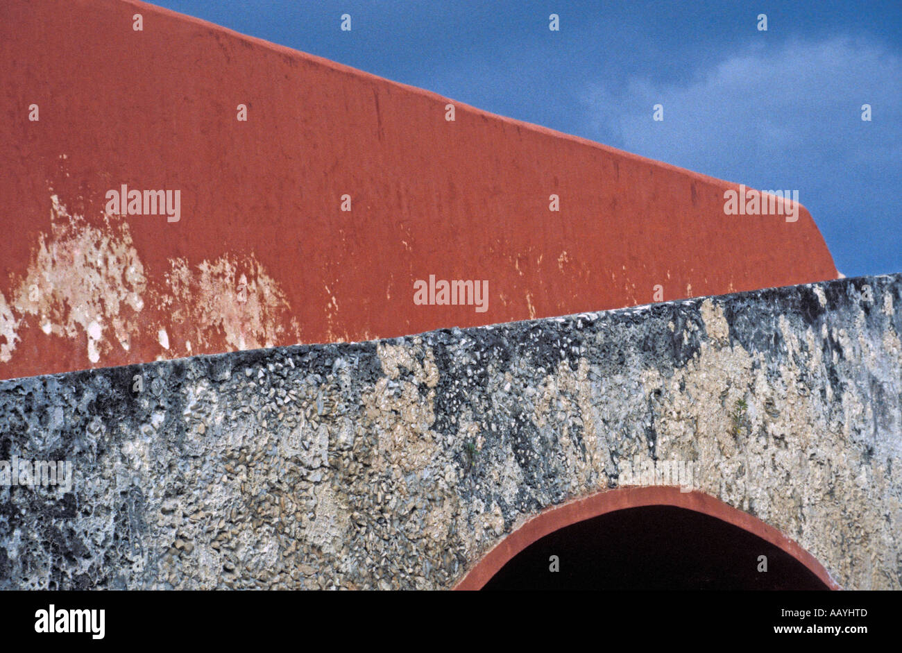 Abstract walls in mexico Stock Photo - Alamy