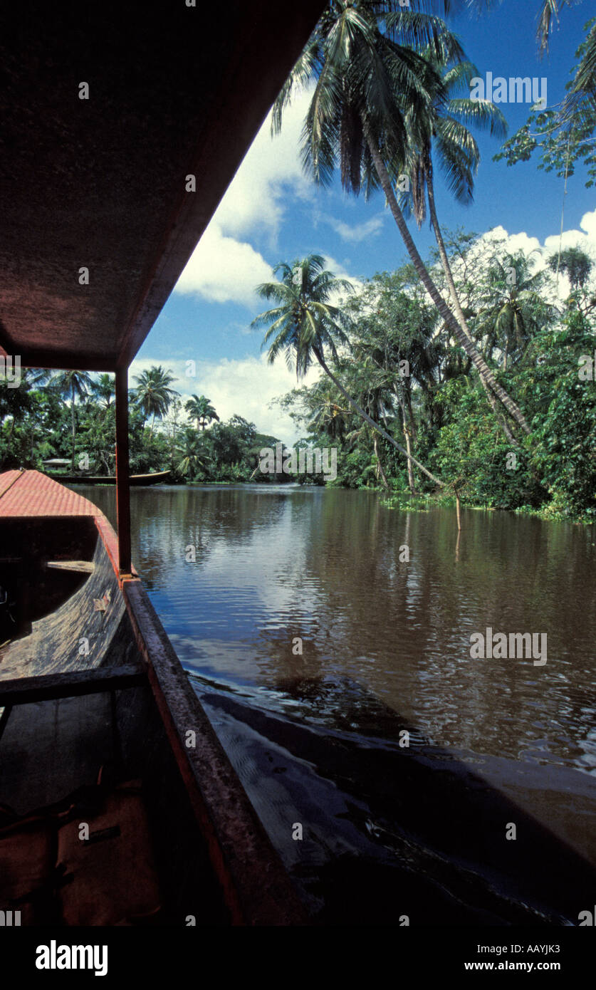 Boat on the Orinoco River, Amazonas, Venezuela Stock Photo - Alamy