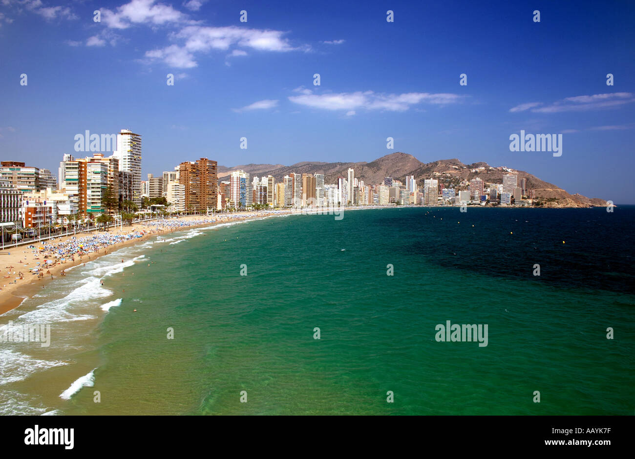 Benidorm panorama image hi-res stock photography and images - Alamy
