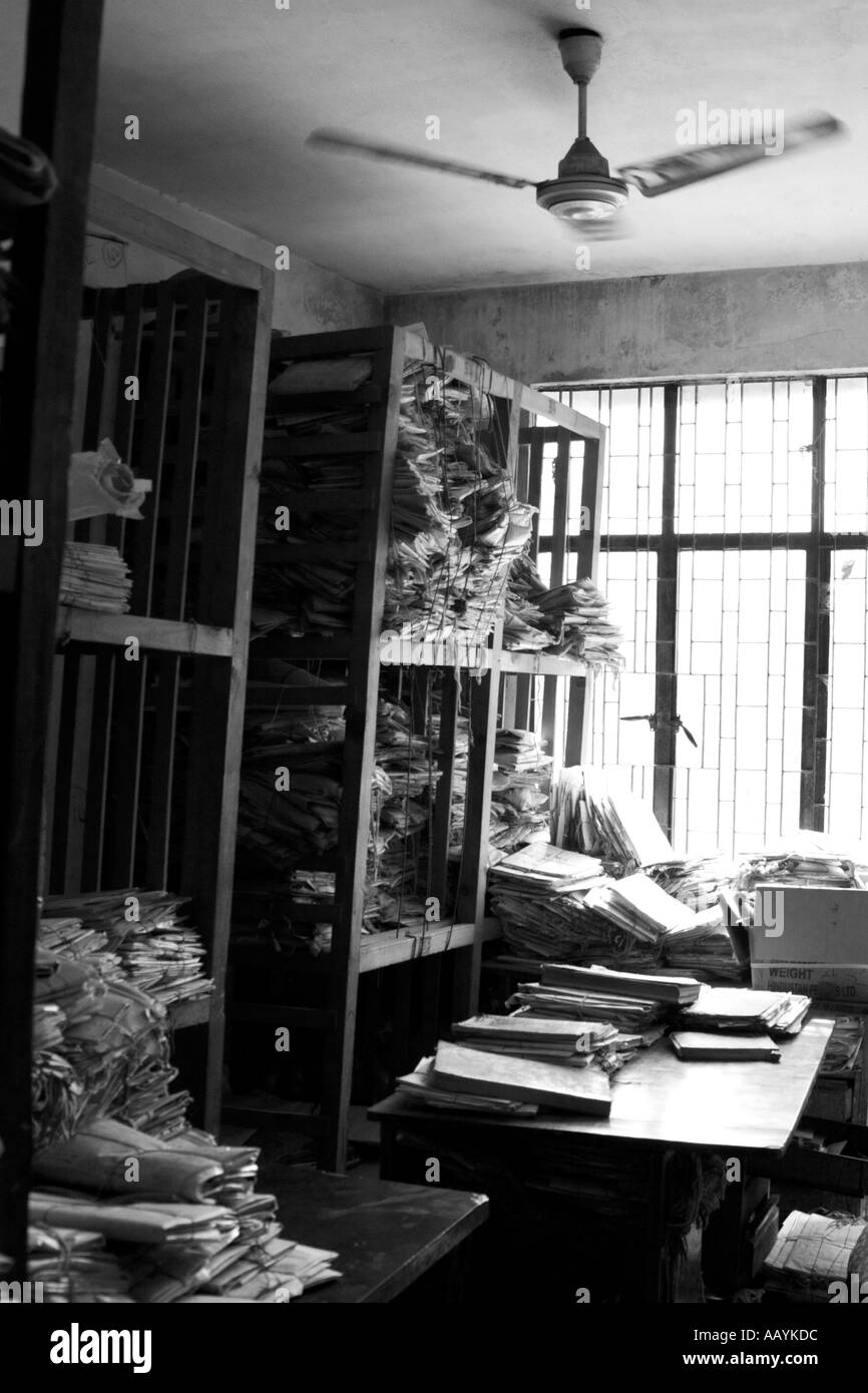 The old india office Black and White Stock Photos & Images - Alamy