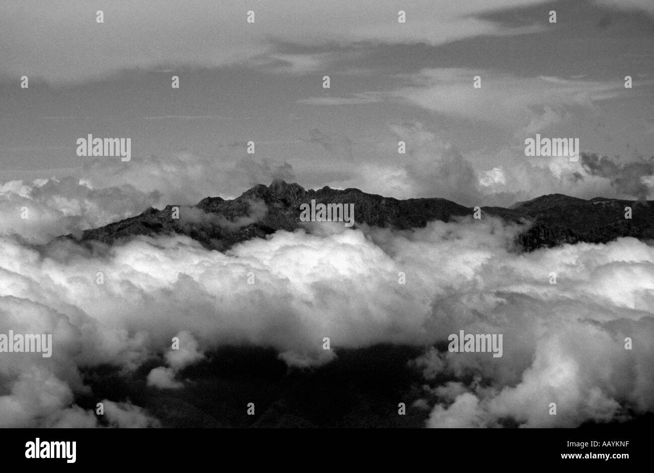 High up above clouds Black and White Stock Photos & Images - Alamy