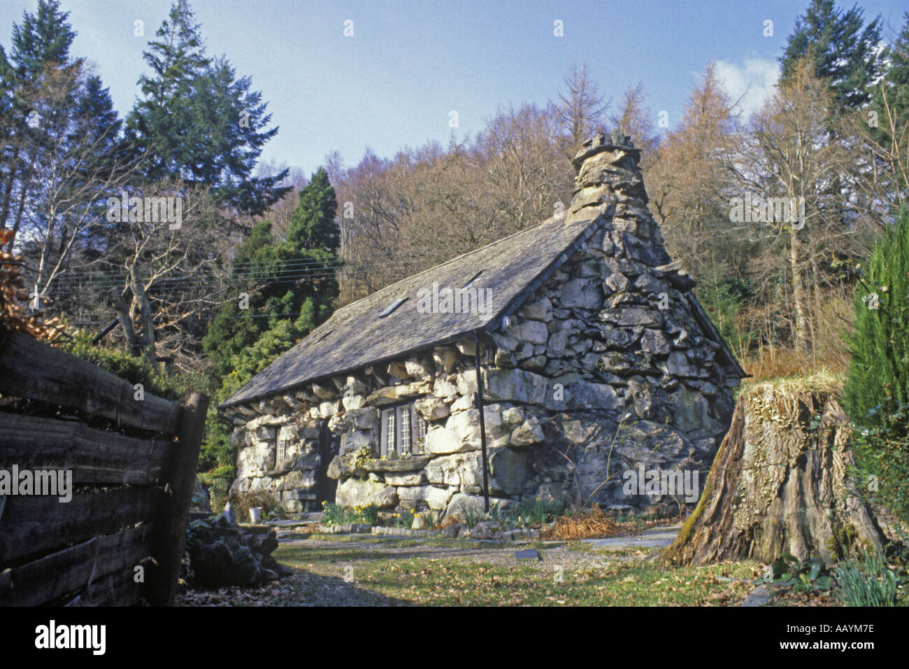 The Ugly House Ty Hyll Betws y Coed Snowdonia North Wales JMH0726 Stock ...