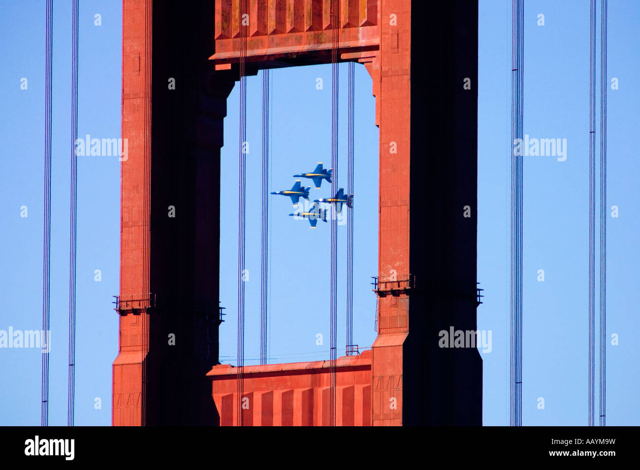 Golden gate bridge blue angels hi-res stock photography and images - Alamy